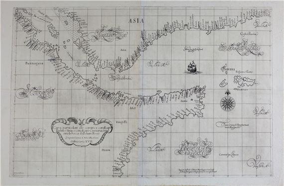 Sir Robert Dudley | Dudley Sea Chart of the Red Sea | MutualArt