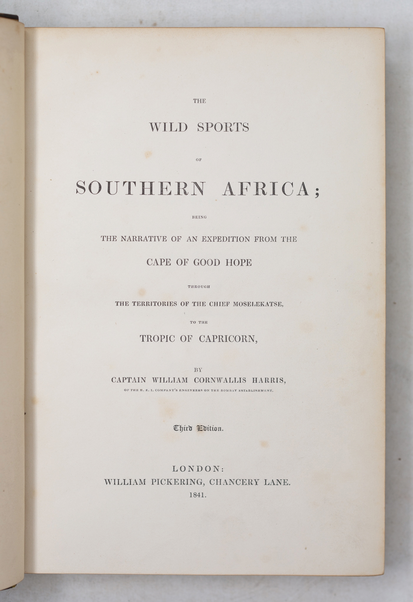 William Cornwallis Harris | The Wild Sports of Southern Africa (1841 ...