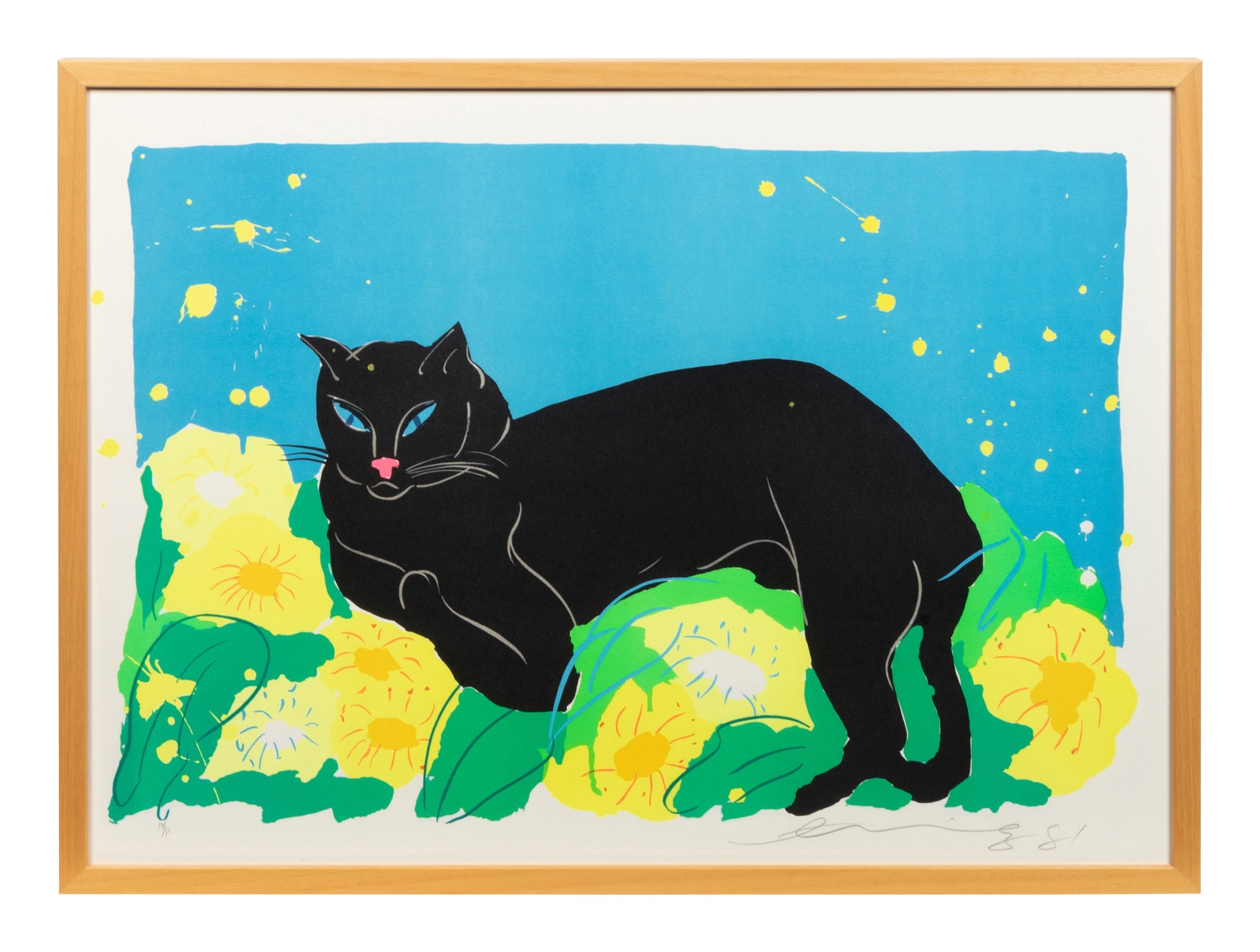 Walasse Ting | KATZE (1981) | MutualArt
