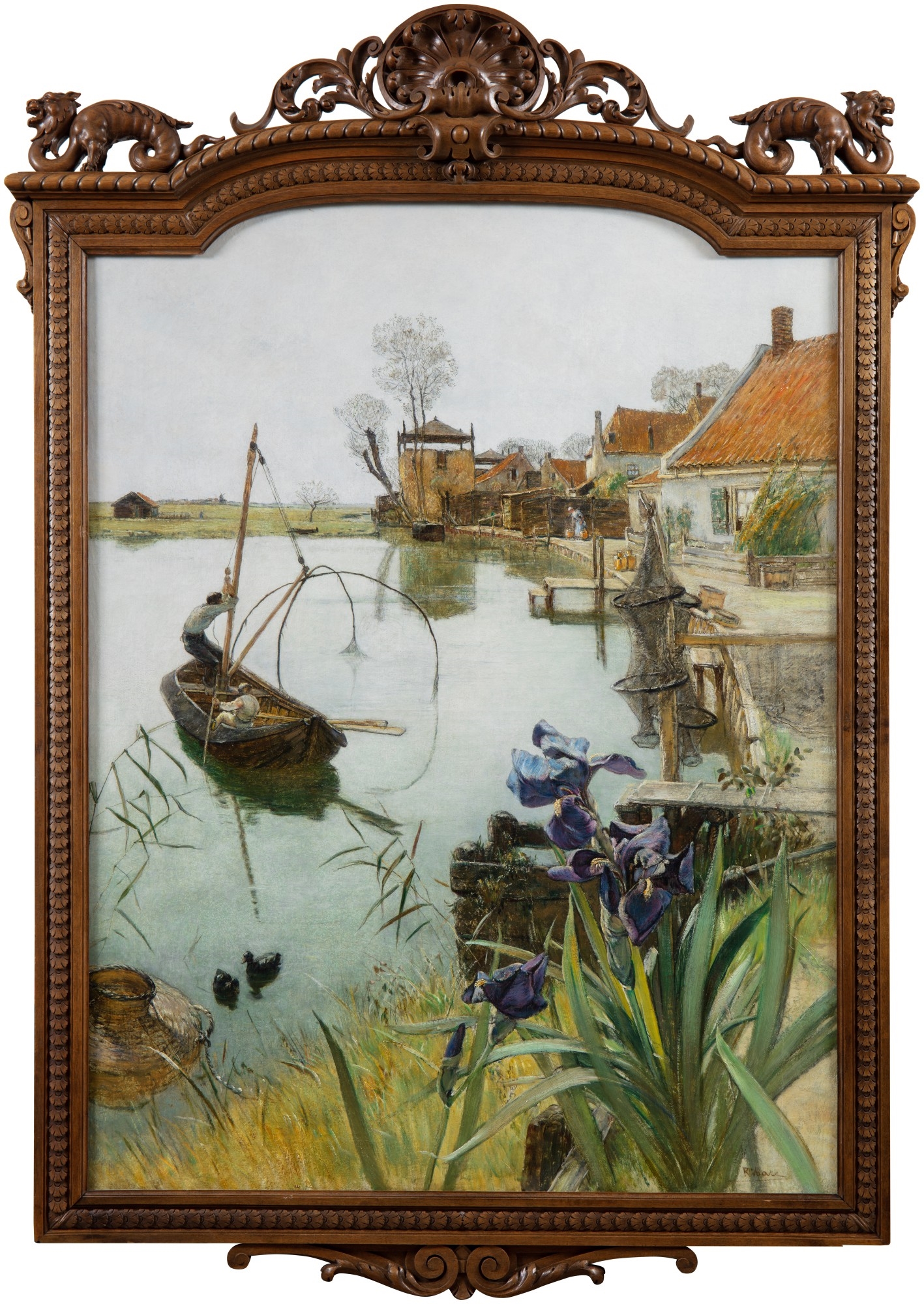 Rudolf Ribarz | La pêche du matin | MutualArt