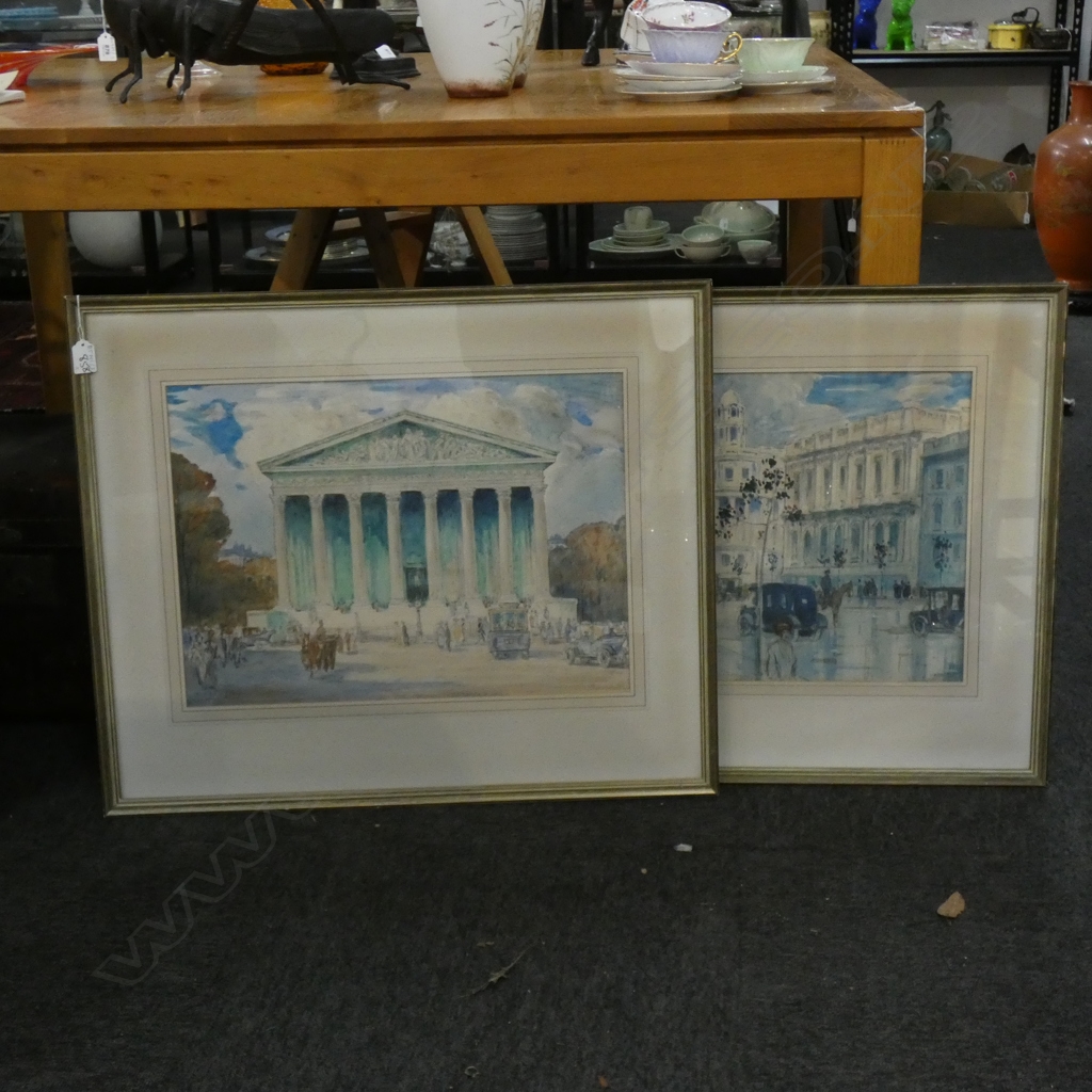 Alfred John Bennett | STREET SCENE | MutualArt