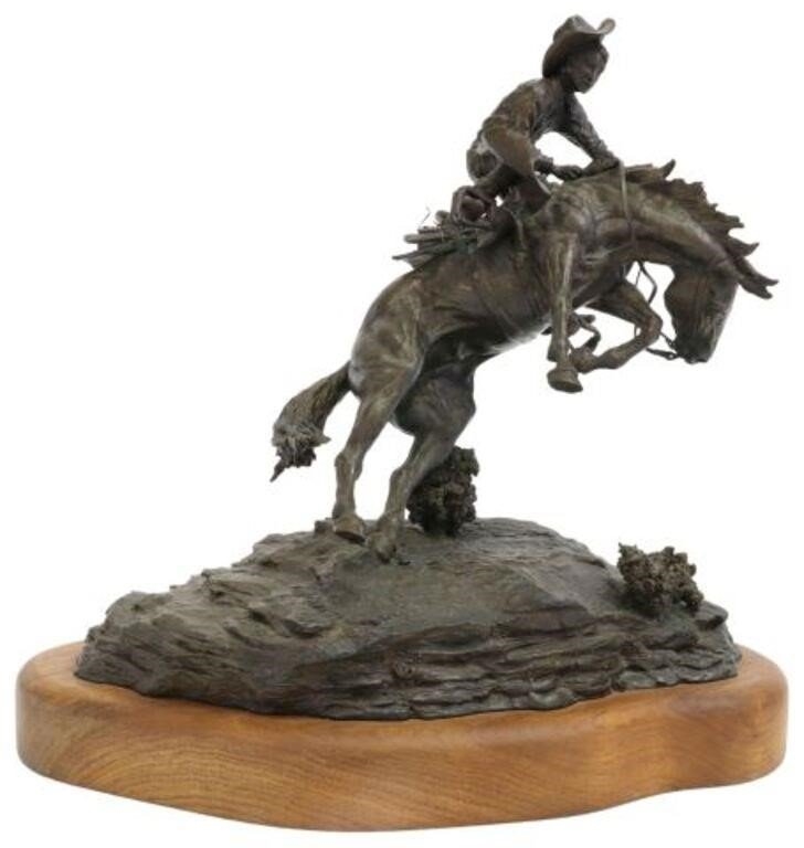 Lex Graham | WESTERN BRONZE SCULPTURE (1981) | MutualArt