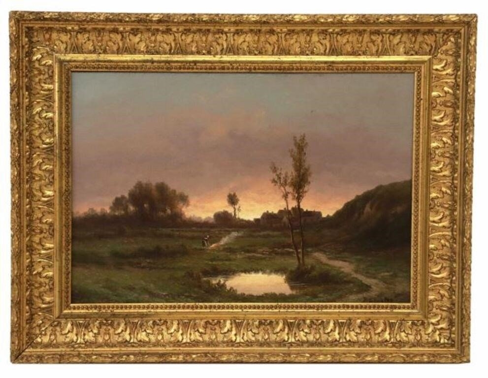 Charles-Antoine Amand Lenglet | PASTORAL LANDSCAPE | MutualArt