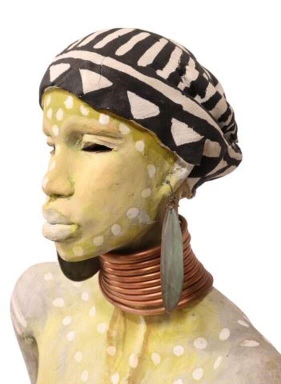 Woodrow Nash | Bust of an African Woman | MutualArt