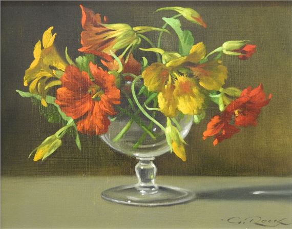 Geoffrey Allan Rock | Nasturtiums | MutualArt
