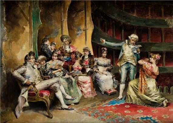 José Denis Belgrano | El ensayo de antaño | Compare similar artworks ...