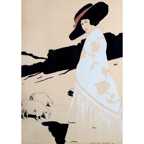 George Telfer Bear | The pink frock | MutualArt