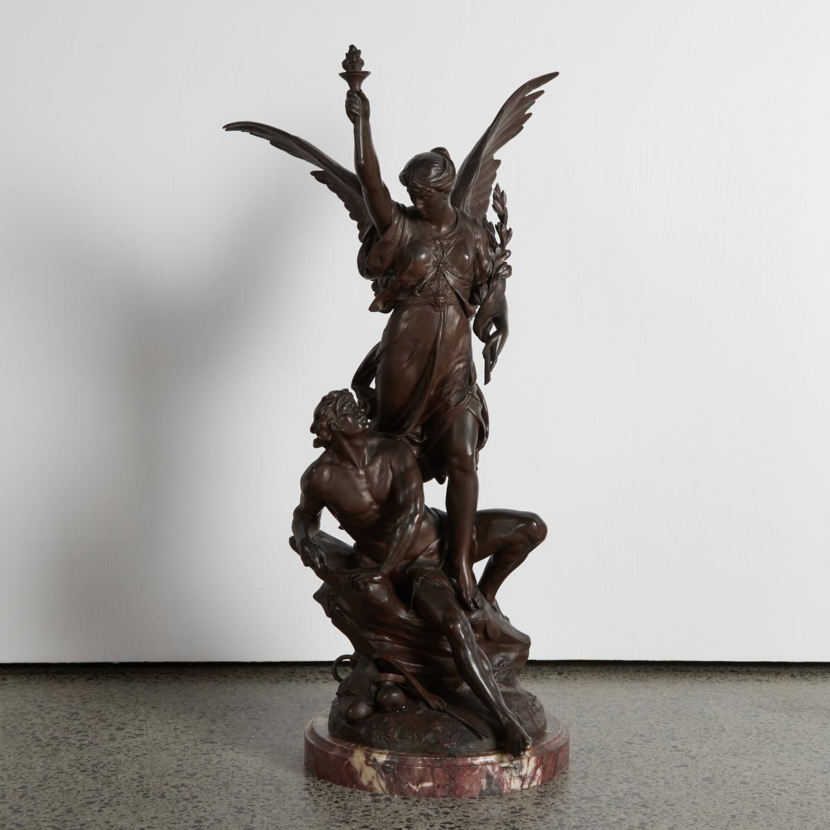 Emile-Louis Picault | A Rare Bronze Sculpture by Émile Louis Picault ...