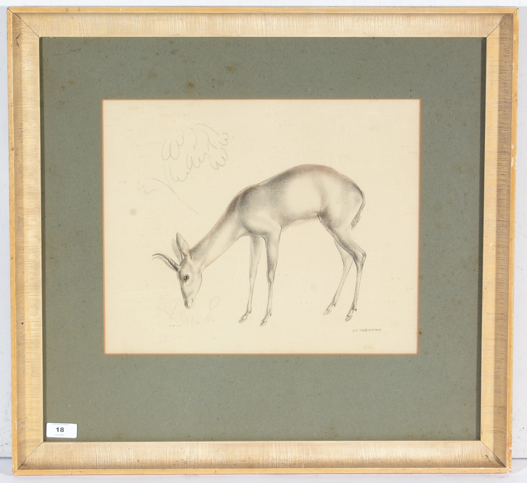 John Rattenbury Skeaping | Grazing Antelope | MutualArt