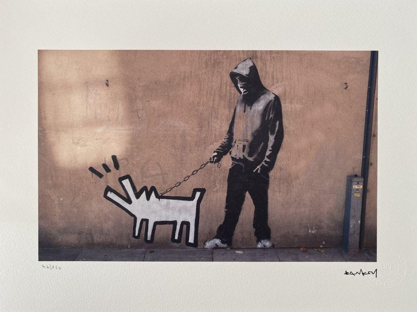 Banksy | Dog Keith Haring | MutualArt