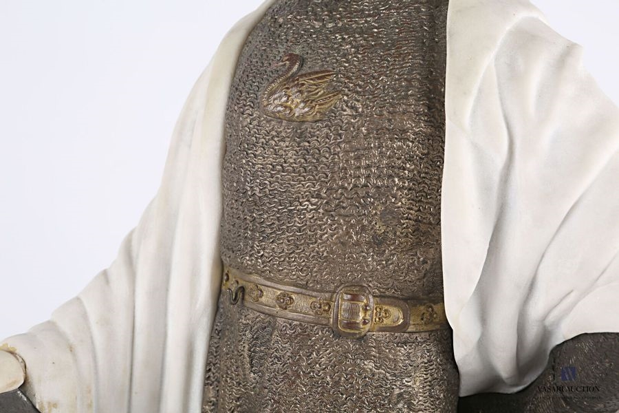 Paul Philippe | A draped warrior with a winged helmet holding his sword ...