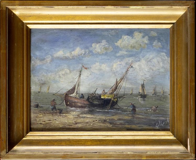 Pierre Julien Gilbert | Le retour des pêcheurs | MutualArt