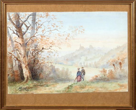 Auguste Allonge | La promenade | MutualArt
