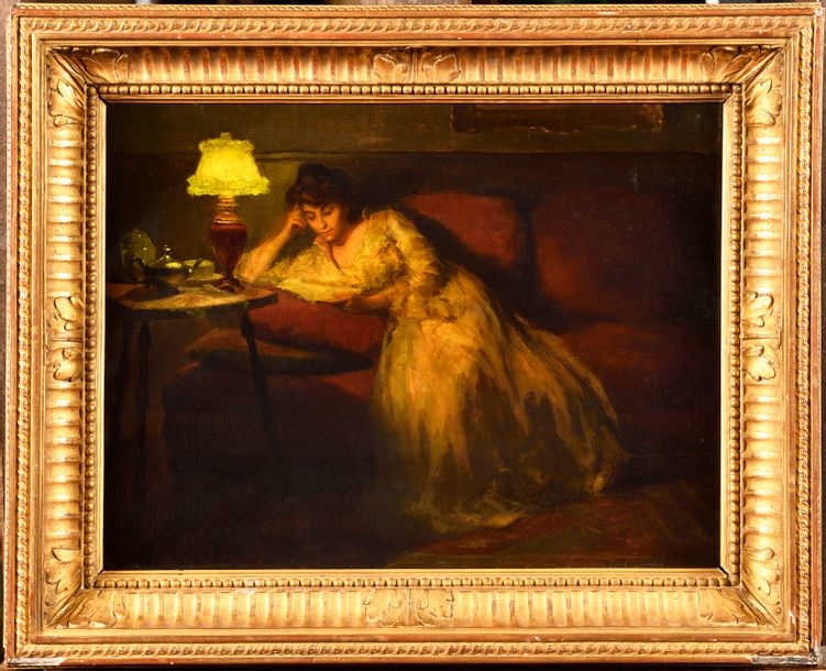 Marcel Rieder | Evening reading | MutualArt