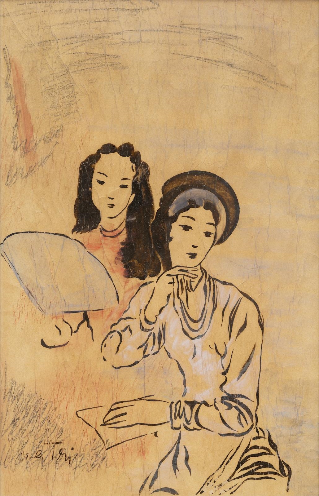 Nguyen Gia Tri | Two Ladies | MutualArt