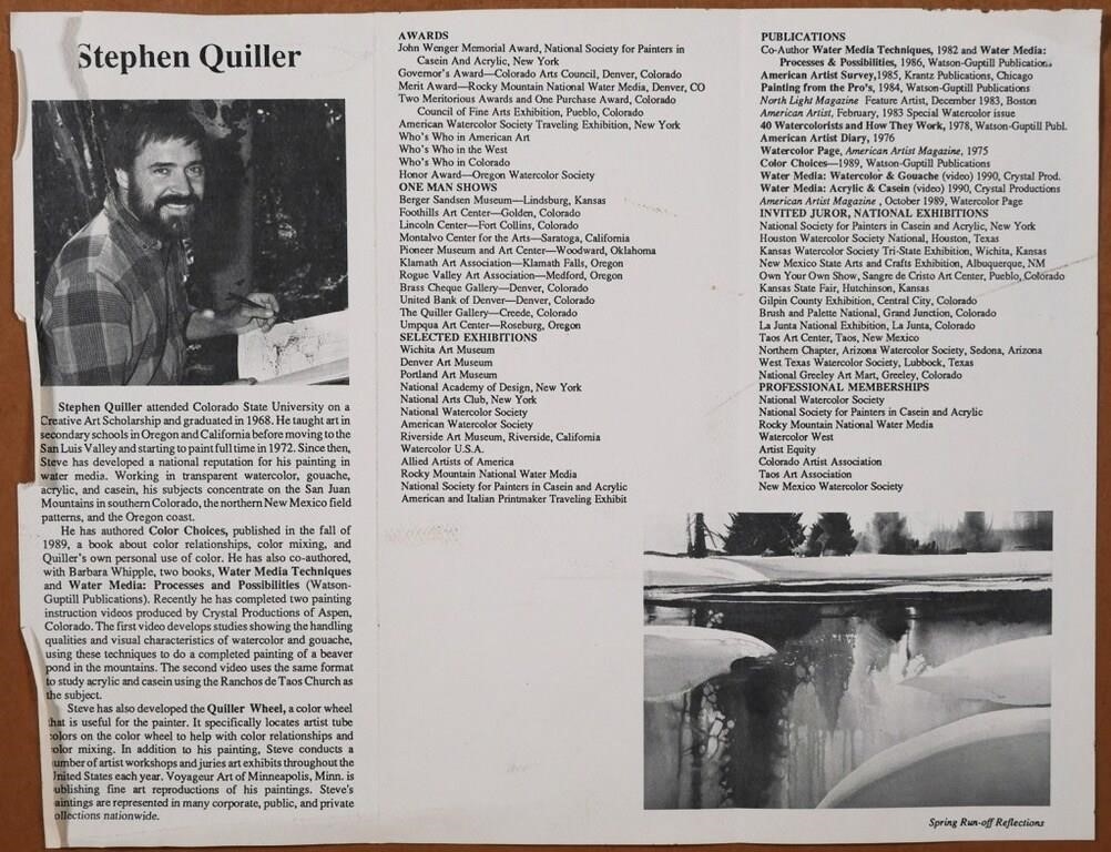 Stephen Quiller | Landscape (1991) | MutualArt