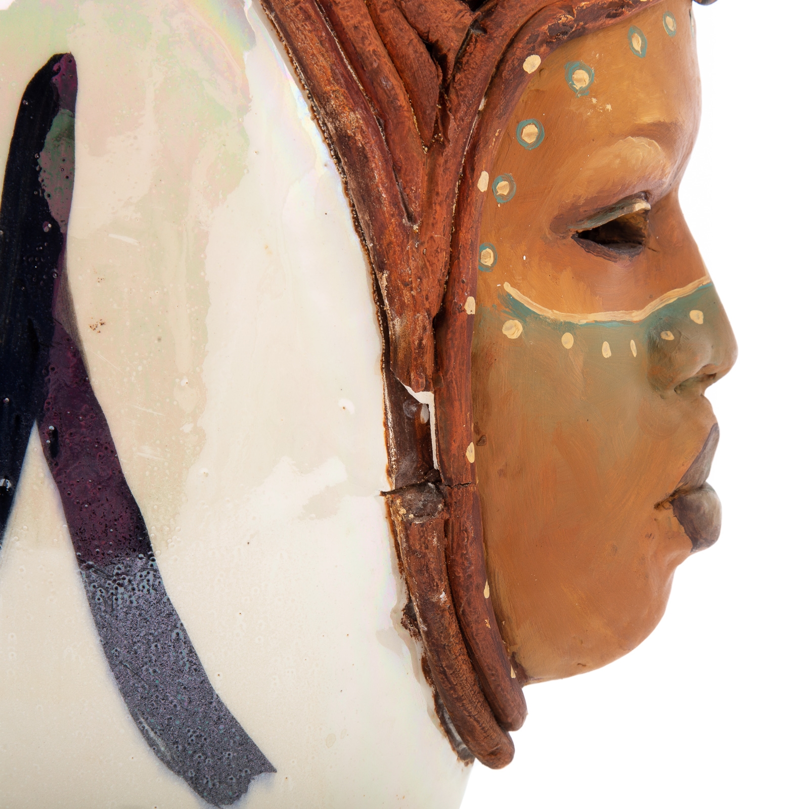 Woodrow Nash | Head Bust Sculpture (1948) | MutualArt