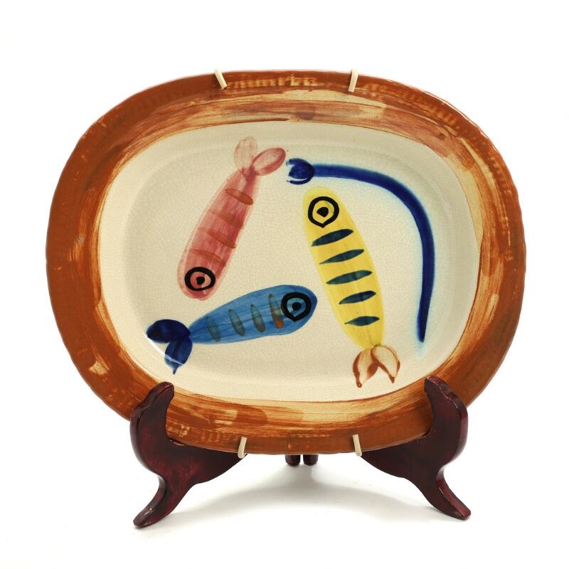 Pablo Picasso | Fish Service Plate and Bowl (2) (1947) | MutualArt