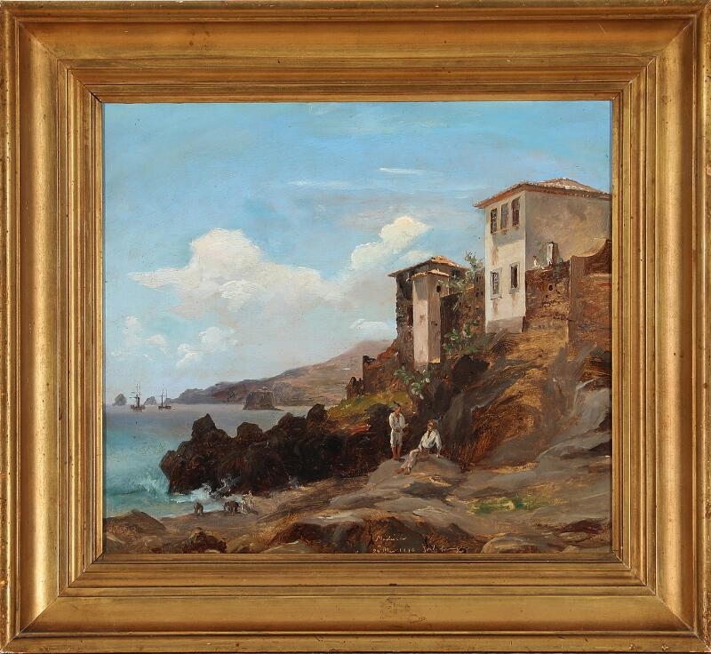 Carl Frederik Sørensen | Kysten ved Madeira (1846) | MutualArt