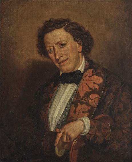 Louis Joseph Fanelli-Semati | Portrait of Frédéric Chopin (1833 ...