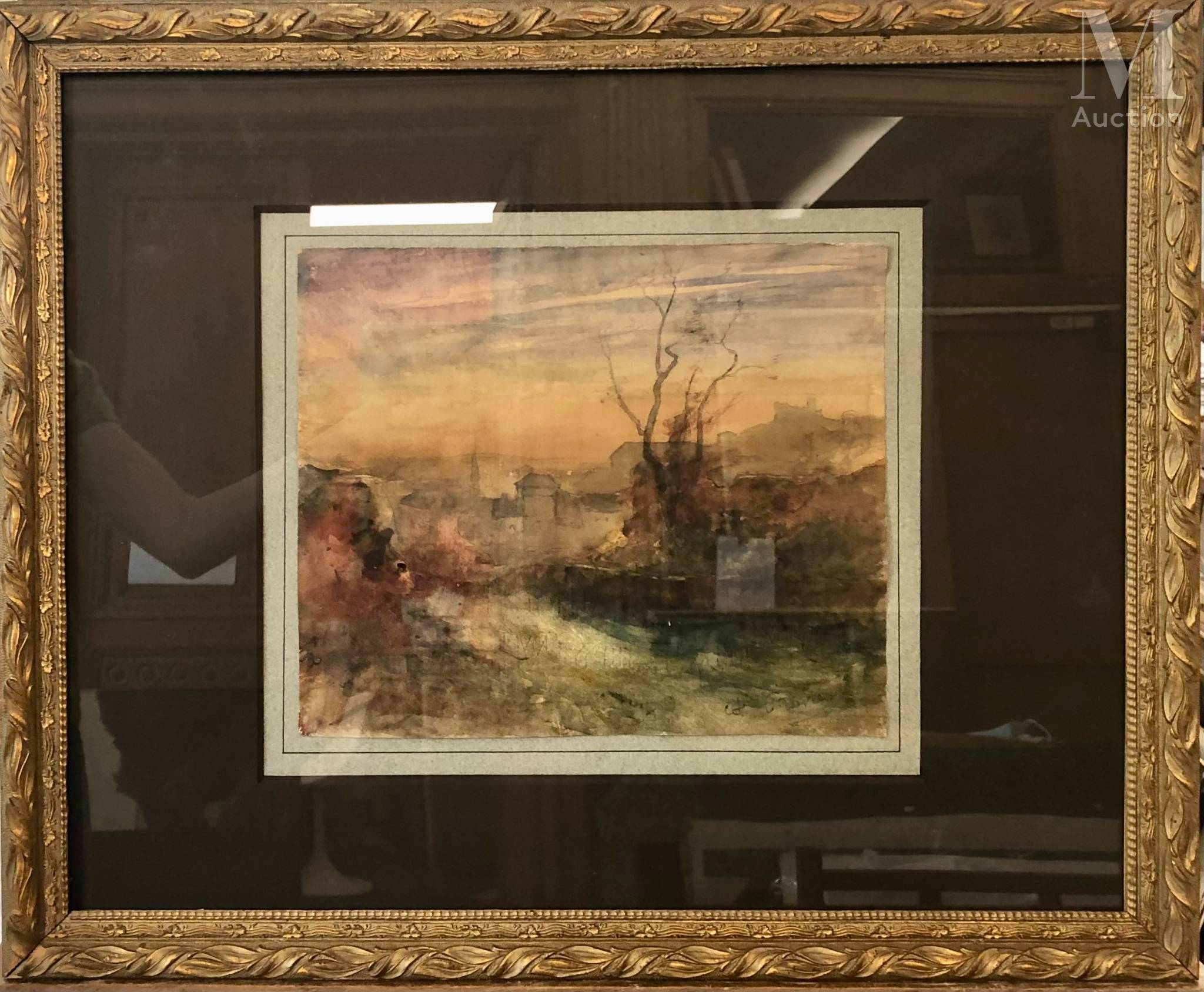 Francois-Auguste Ravier | Landscape at Dusk | MutualArt