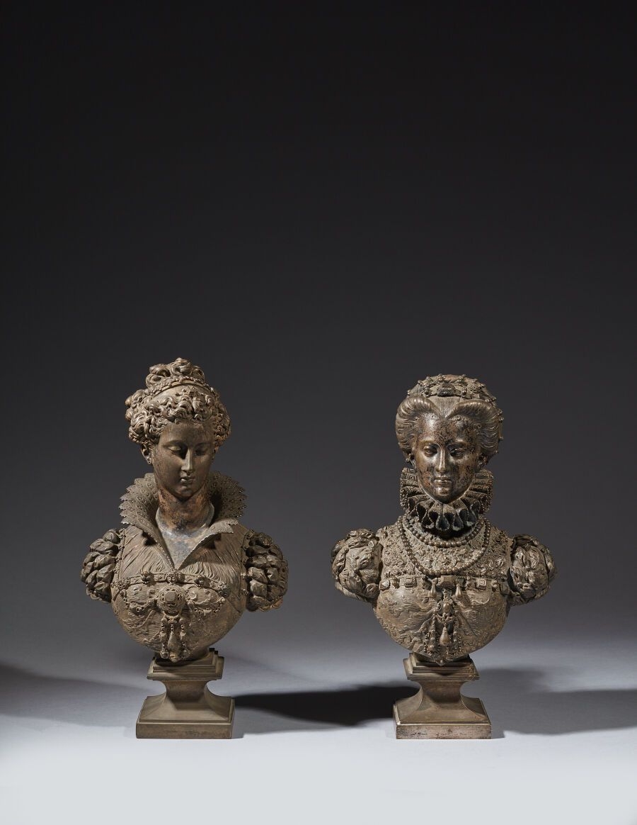 Mathurin Moreau | Diane de Poitiers and Catherine de Medici | MutualArt