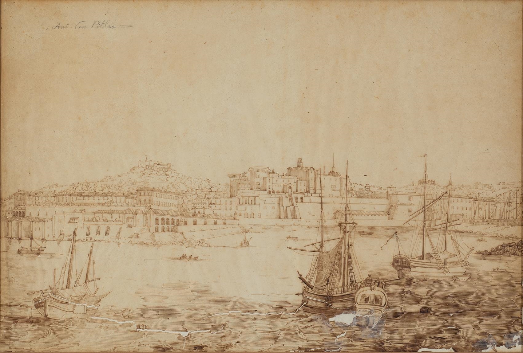 Anton Sminck Pitloo | Veduta di Napoli | MutualArt