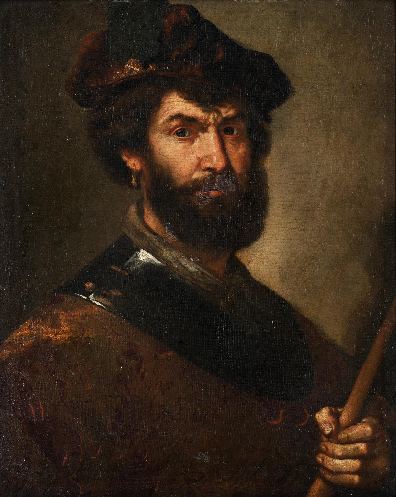 Neapolitan School, 17th Century | Ritratto d’uomo barbuto a mezzo busto ...