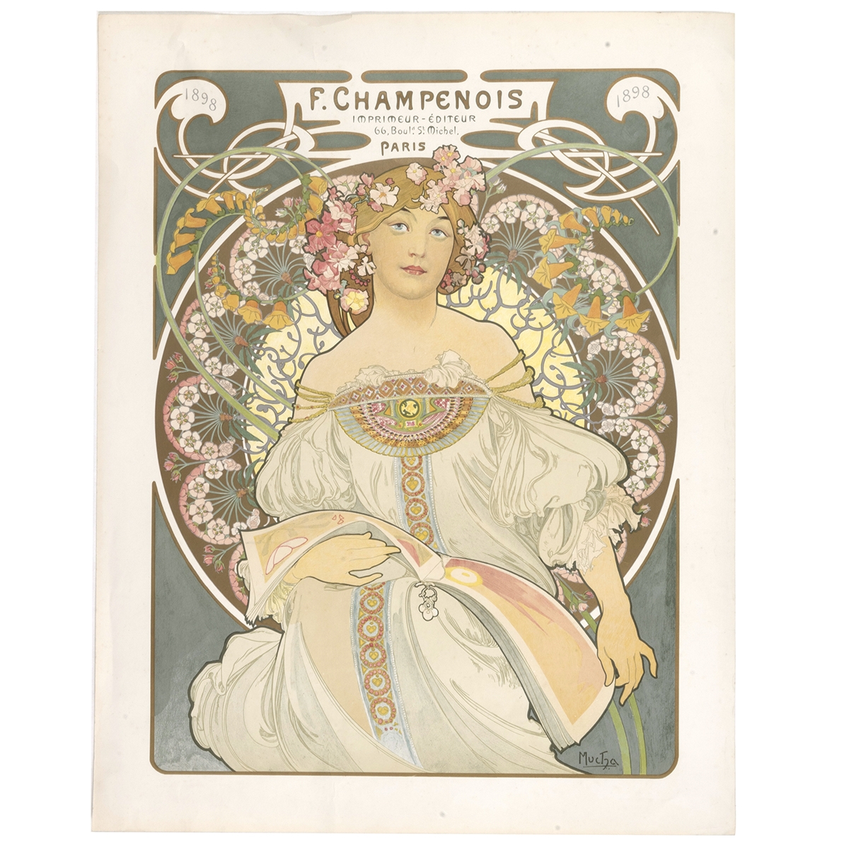 Alphonse Mucha | Reverie (1897) | MutualArt