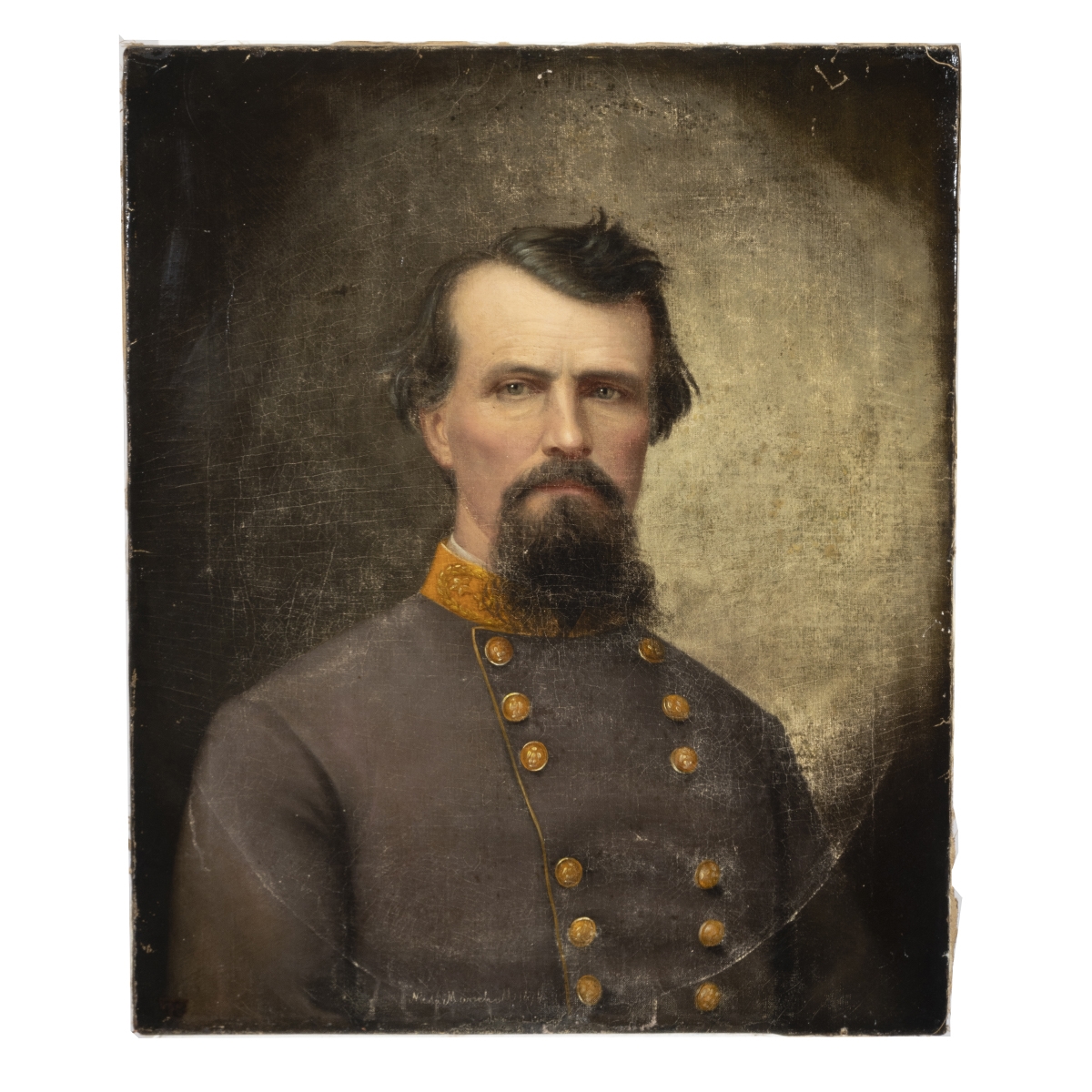 Nicola Marschall | Portrait of a Confederate General (Possibly Nathan ...