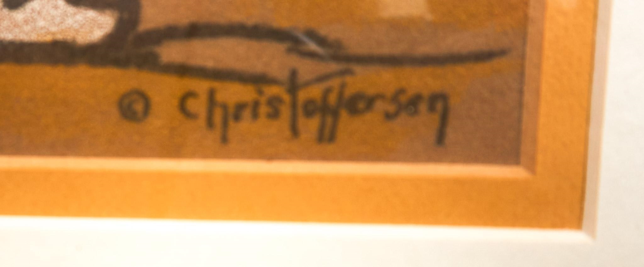 Gerda Christoffersen | pair of Native American portraits, young girls ...