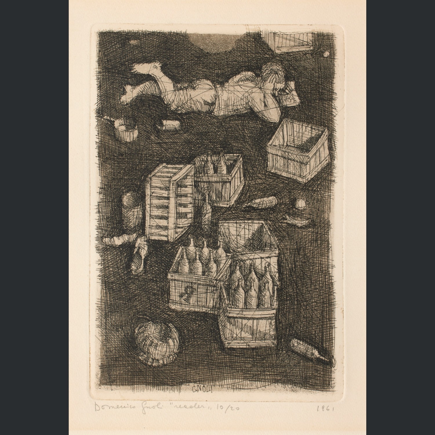 Domenico Gnoli | Reader (1961) | MutualArt