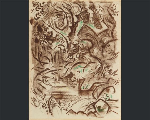 André Masson | Torrent à New Preston (1944 - 1945) | MutualArt