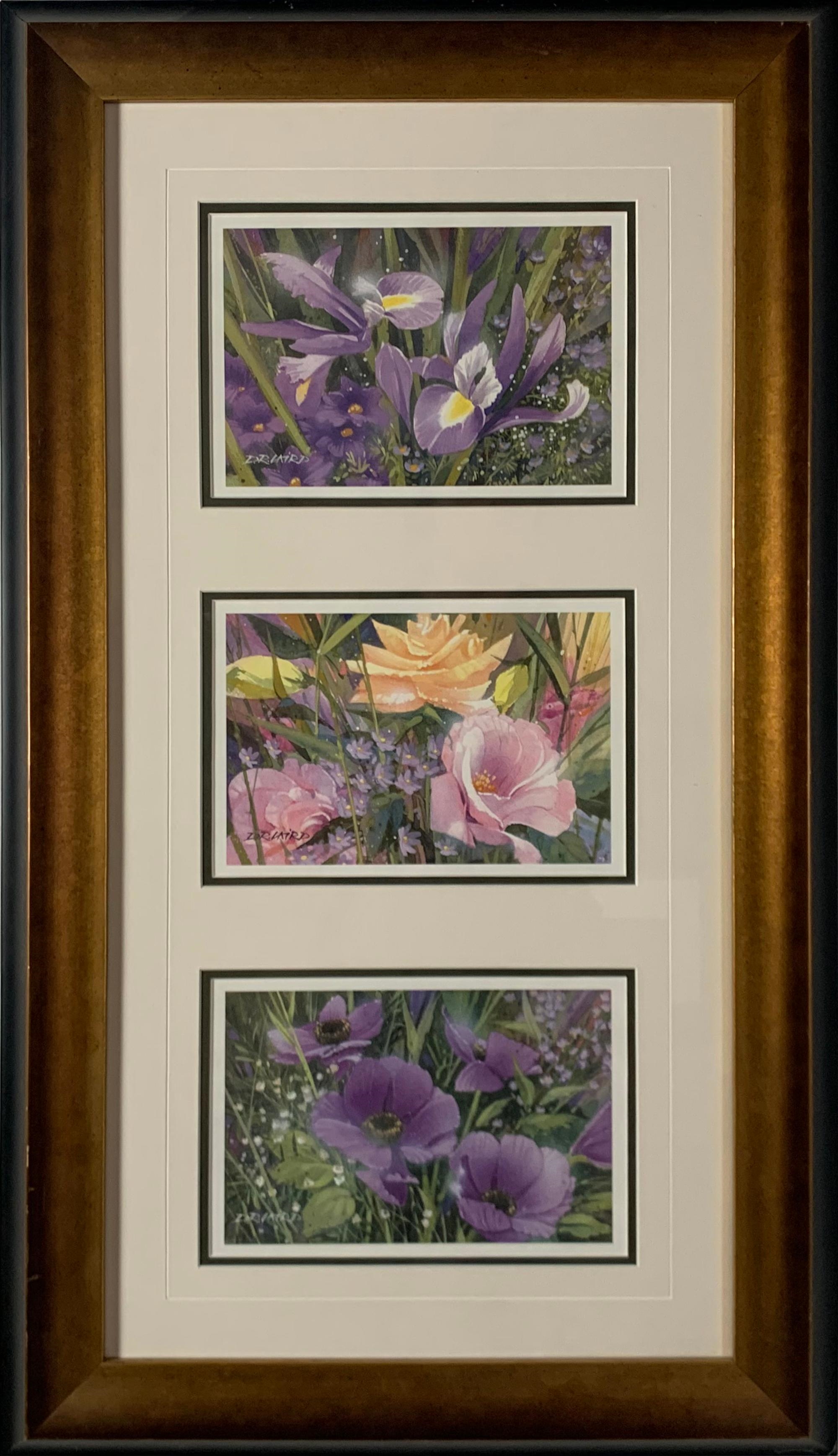 Doug Laird | A group of 3 open edition prints of flowers | MutualArt