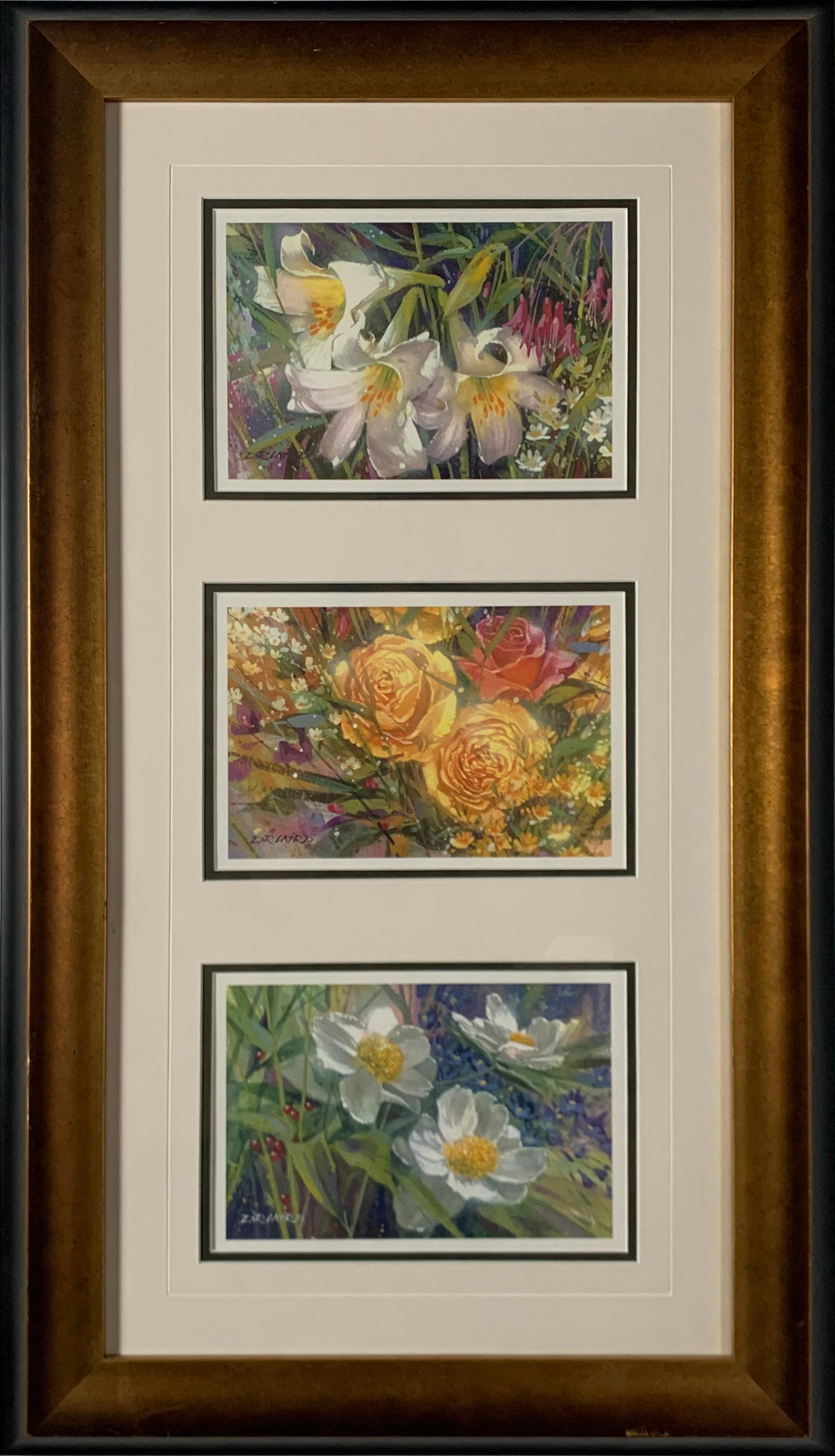 Doug Laird | A group of 3 open edition prints of flowers | MutualArt