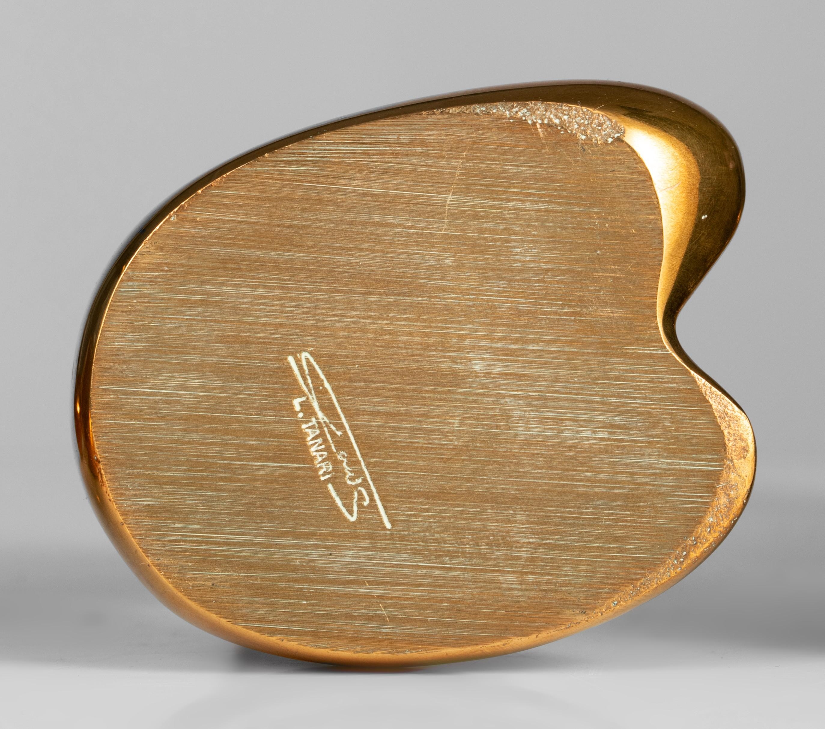 Louis Tanari | four polished brass amorph sculptures | MutualArt