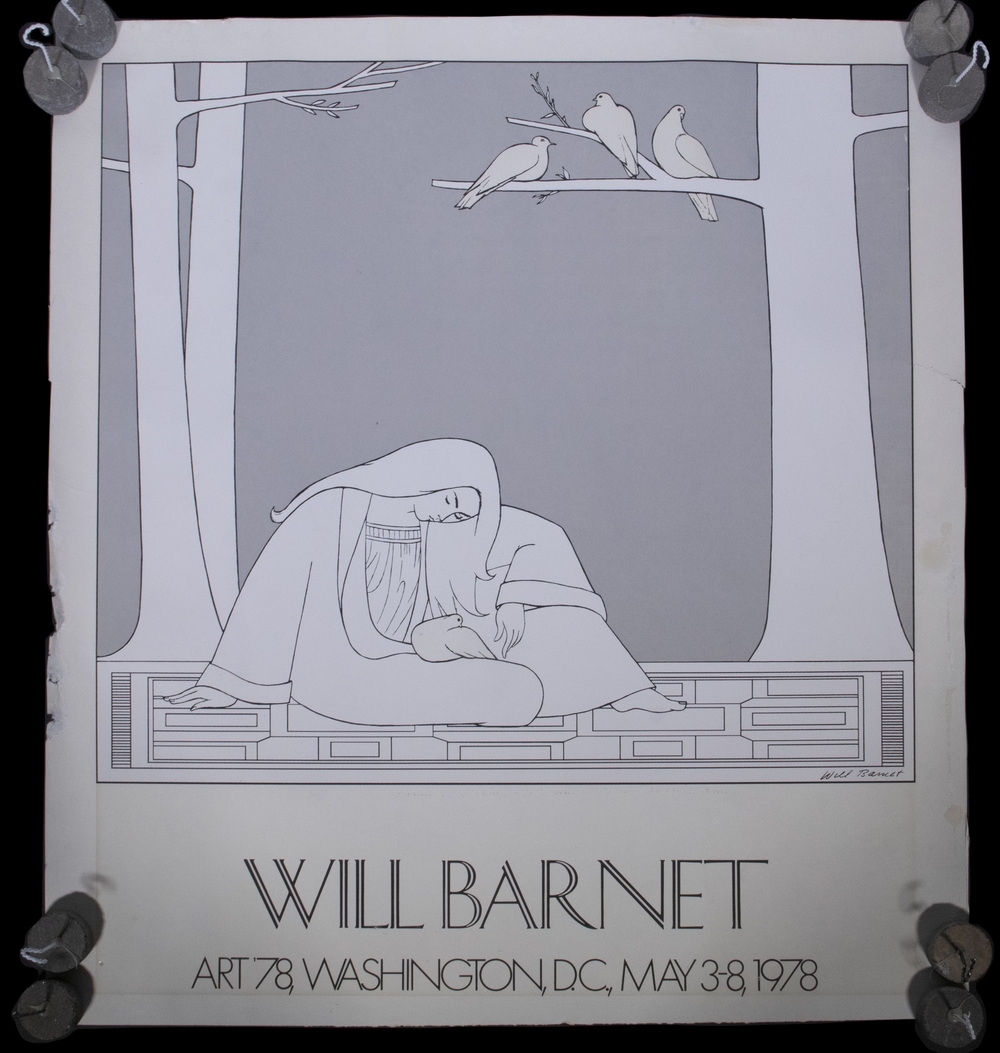 Will Barnet | Broadside Poster for exhibition Will Barnet, Art '78 ...