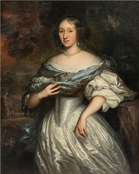 Adriaen Hanneman | the portrait of Princess Henrietta-Anne 'Minette ...