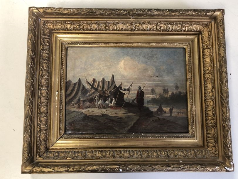 Paul De Vaucher | Bivouac dans le désert | MutualArt