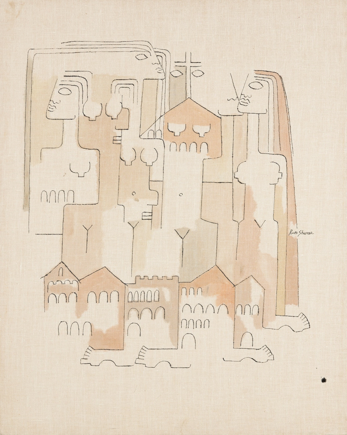 Ruth Sharon | Arab Women. (1971) | MutualArt