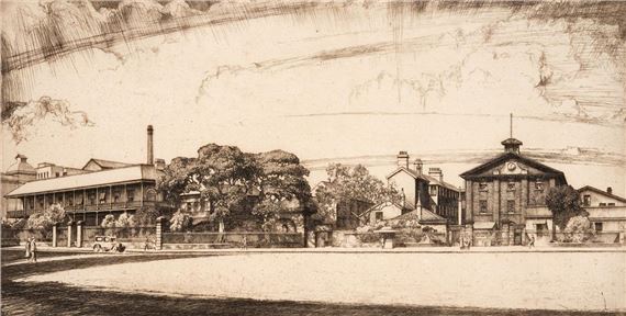 Alfred Edward Warner | The Mint and Hyde Park Barracks | MutualArt