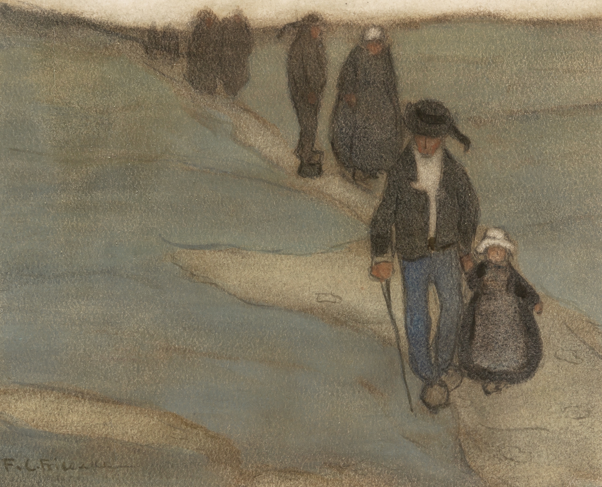 Frederick Carl Frieseke | Breton Peasants (1890) | MutualArt