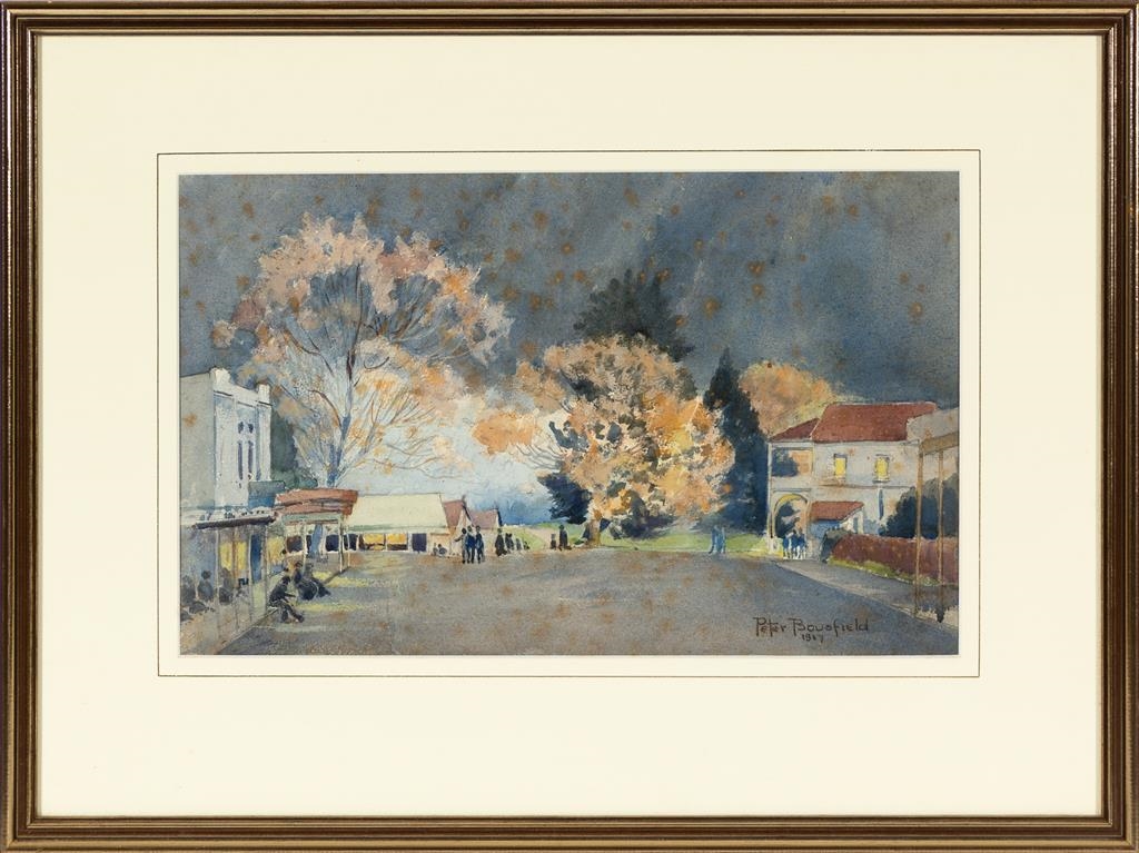 Peter Bousfield | Streetscape | MutualArt