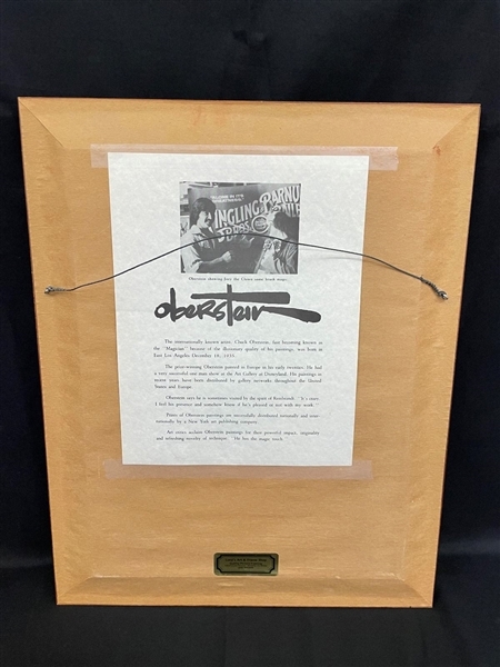 Chuck Oberstein | Chuck Oberstein (American 1935-2002) Original Oil ...