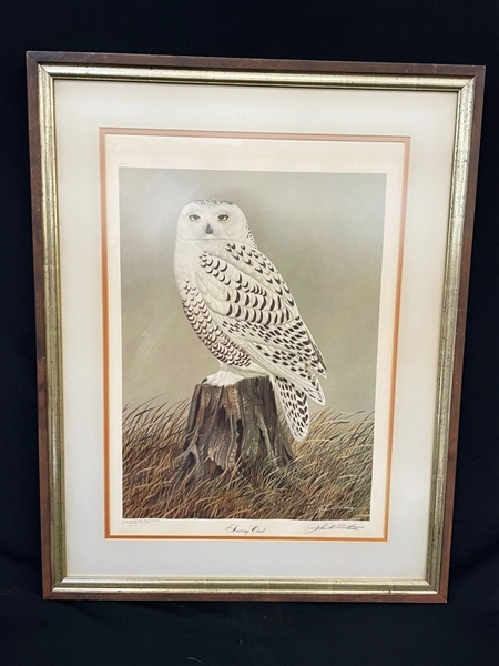 John Ruthven | Snowy Owl John Ruthven Lithograph: Signed and numbered ...