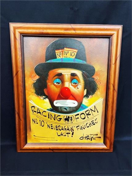 Chuck Oberstein | Chuck Oberstein (American 1935-2002) Original Oil ...