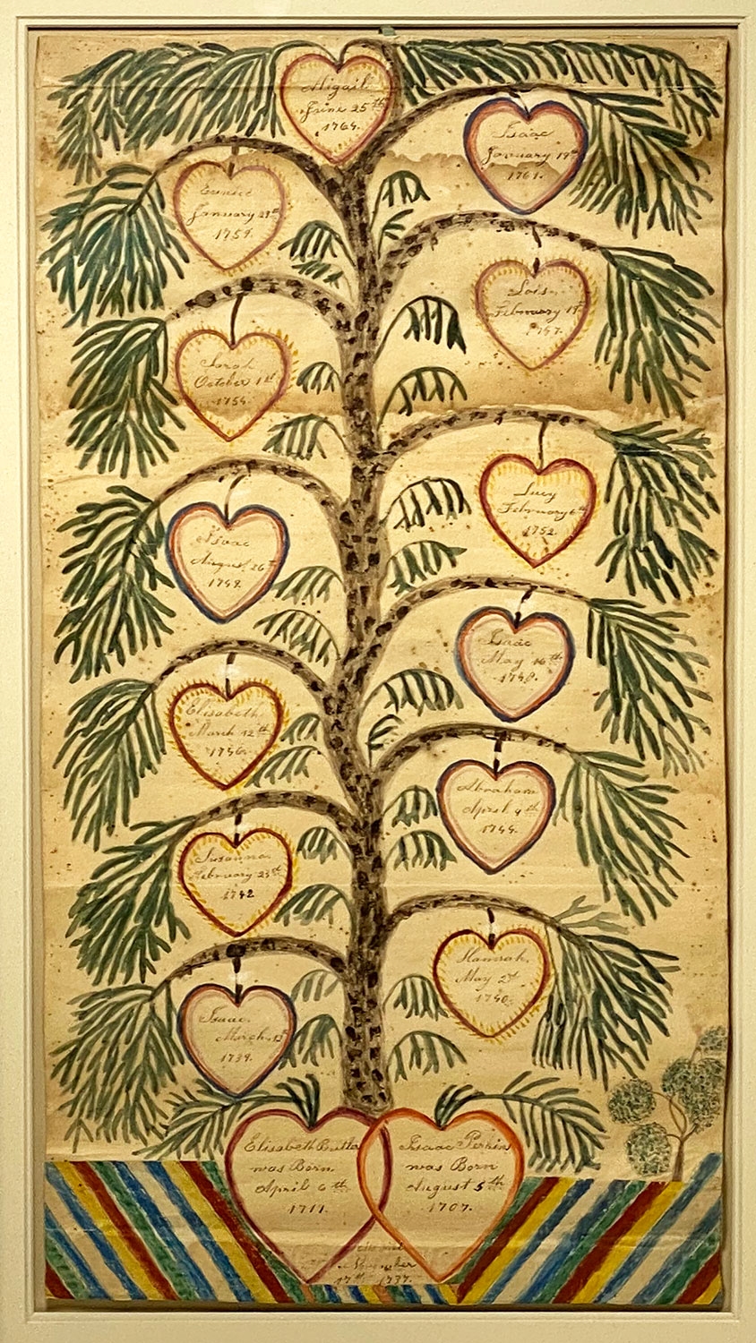 British School, 18th Century | NEW ENGLAND FAMILY TREE BUTLER/PERKINS ...