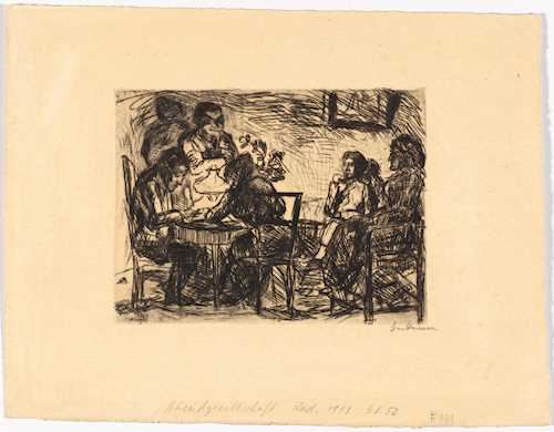 Max Beckmann | Abendgesellschaft (1912) | MutualArt