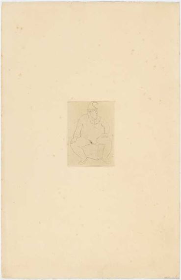 Pablo Picasso | Le Saltimbanque au repos (1905) | MutualArt