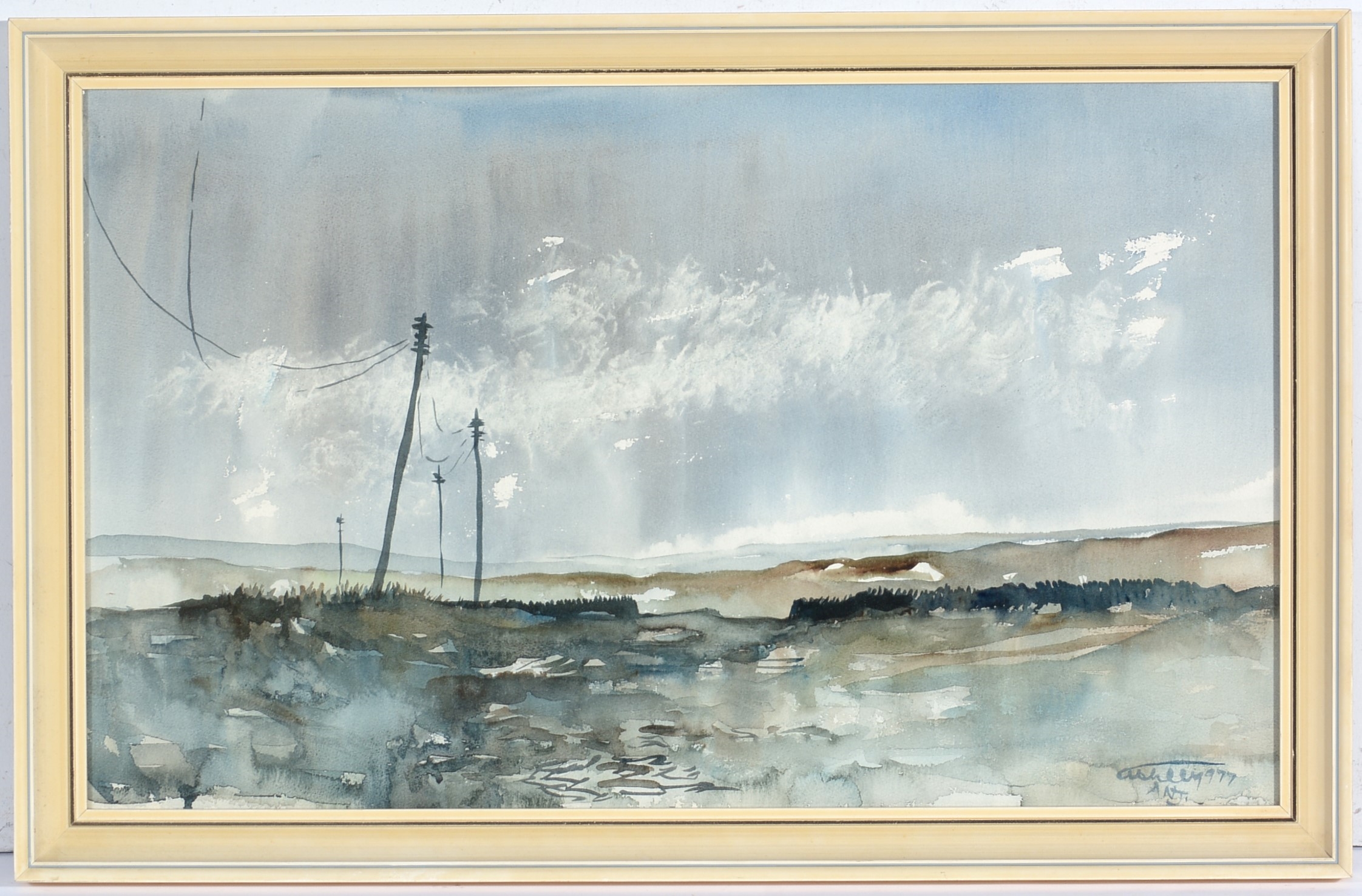 Ashley Jackson | Yorkshire Moorland with Cloud-Scudded Sky (1977 ...
